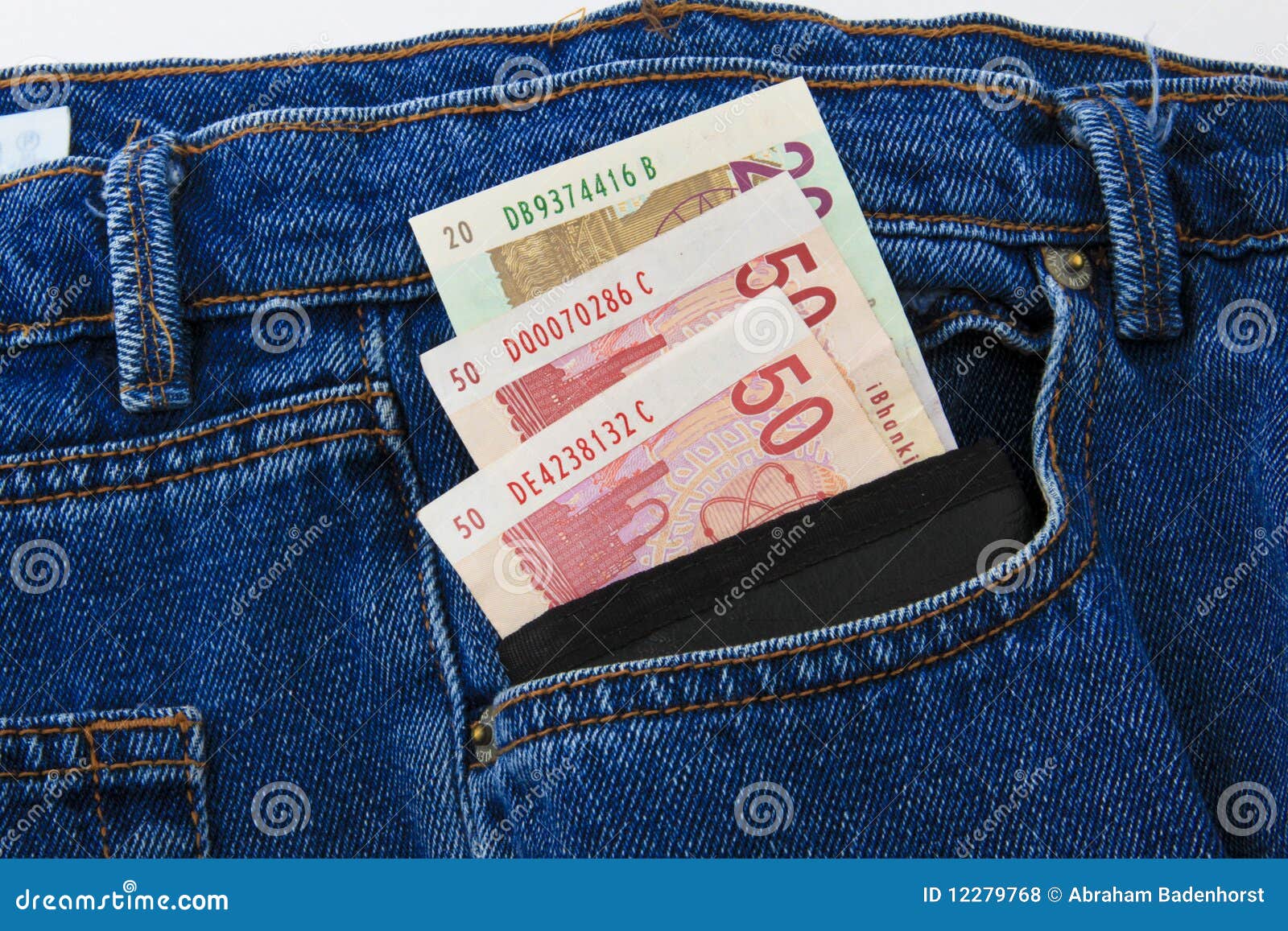 South African R50 and R20 Notes Stock Photo - Image of horizontal ...