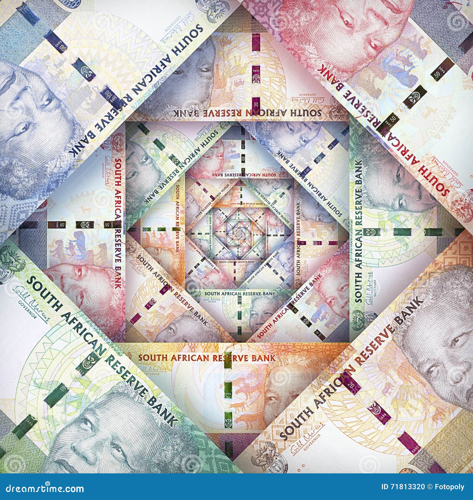 South African Rand Background Stock Photo - Image of liability ...