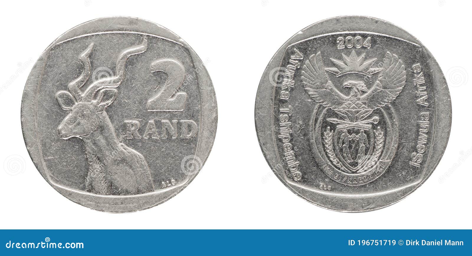 2 South African Rand - ZAR editorial stock image. Image of gratuity ...