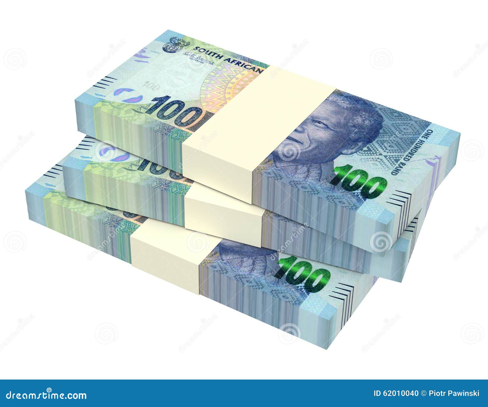South African Rands on White Background. Editorial Image - Illustration ...