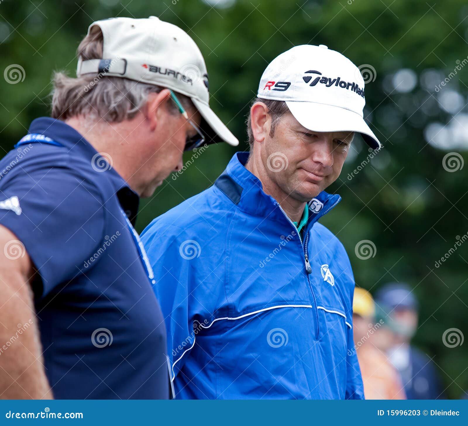 South African Retief Goosen Editorial Stock Photo - Image of caddie ...