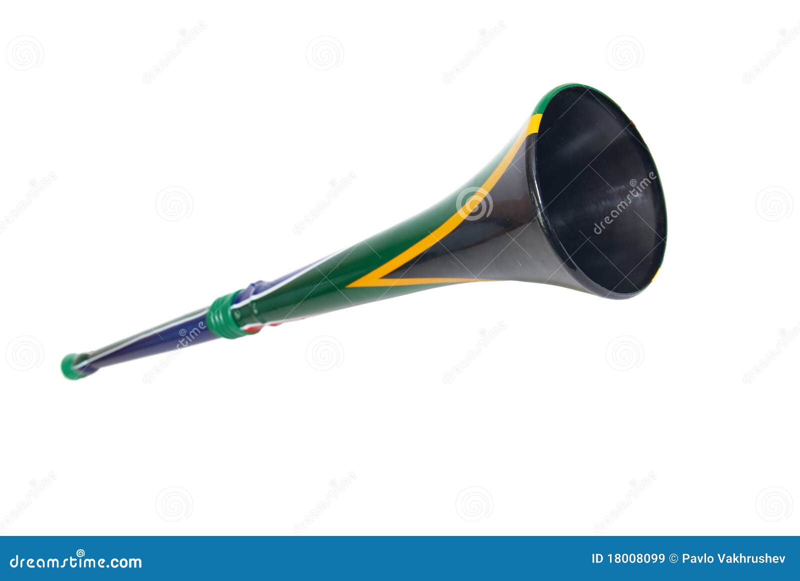 South African Vuvuzela stock image. Image of background - 18008099