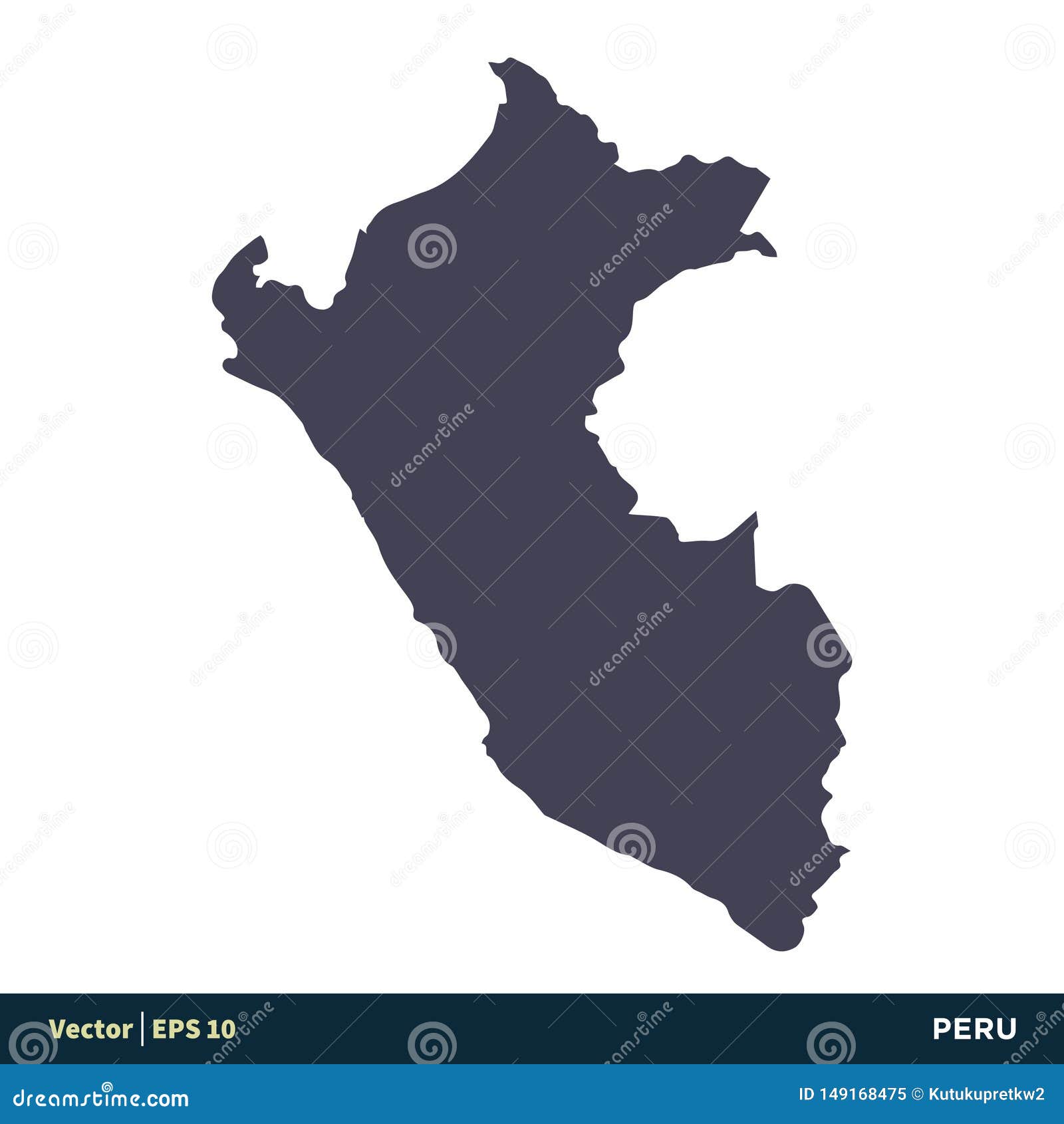 Peru And South American Continent Map Stock Photo | CartoonDealer.com ...