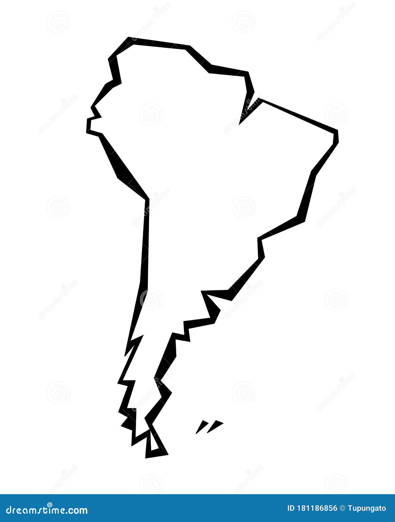 South America Polygonal Map Stock Illustration - Illustration of ... South America Polygonal Map Stock Illustration - Illustration of ...