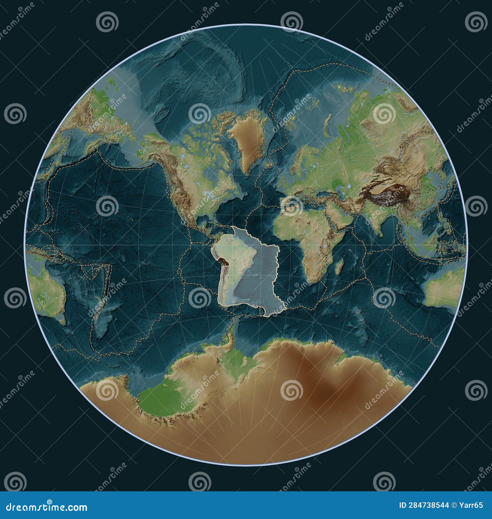 South American Tectonic Plate. Wiki. Lagrange. Boundaries Stock ...