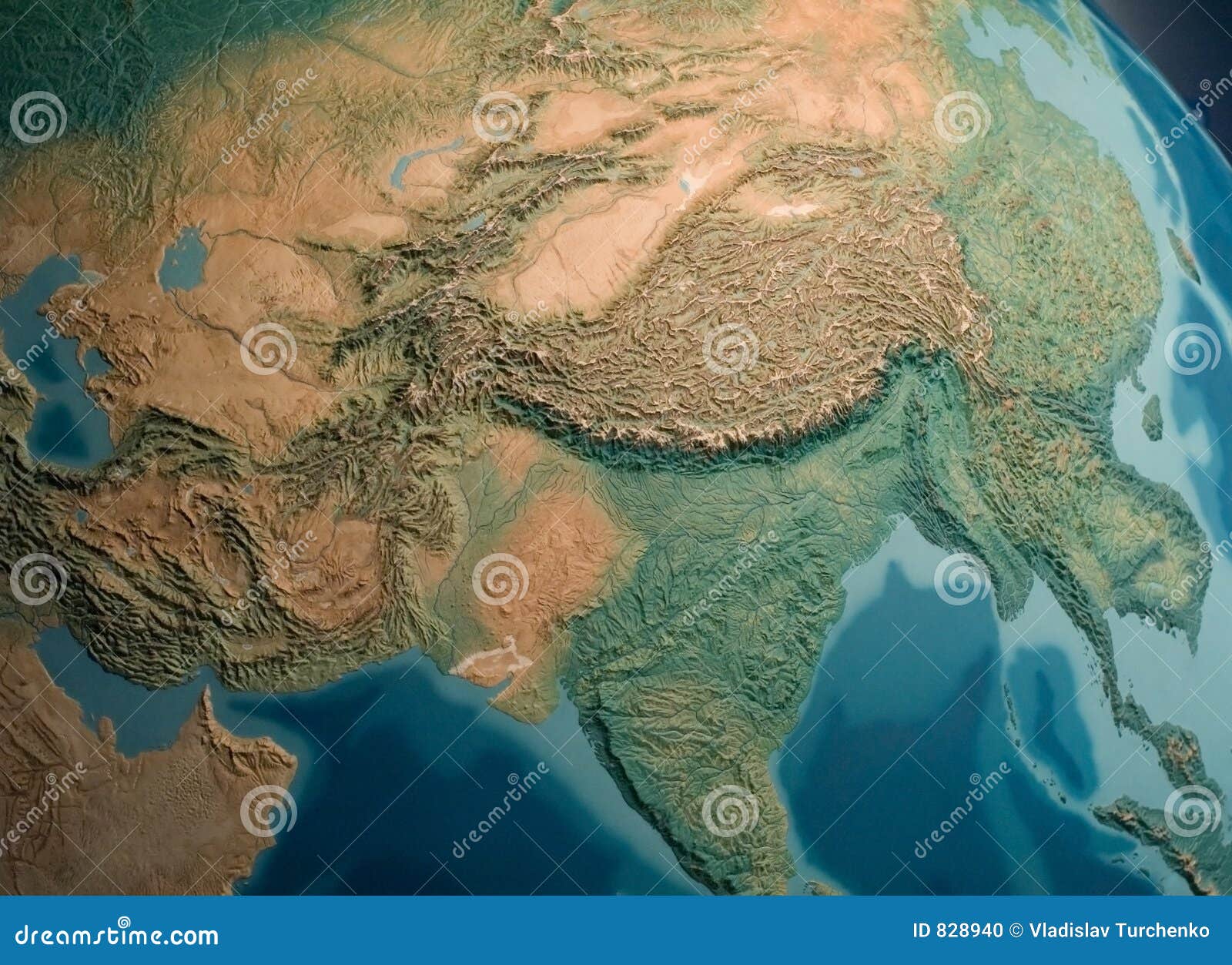 South Asia view stock photo. Image of atlas, pakistan, countries - 828940