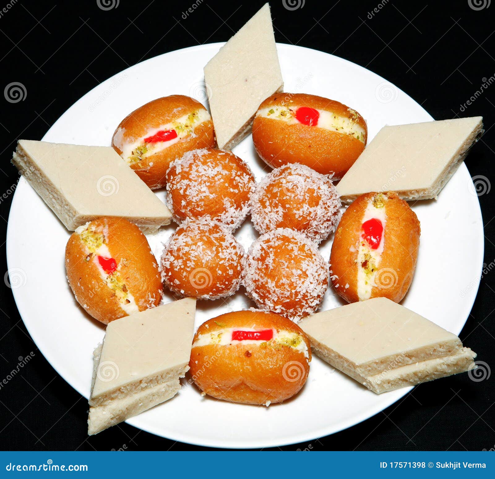 South asian sweets stock photo. Image of confectionery - 17571398