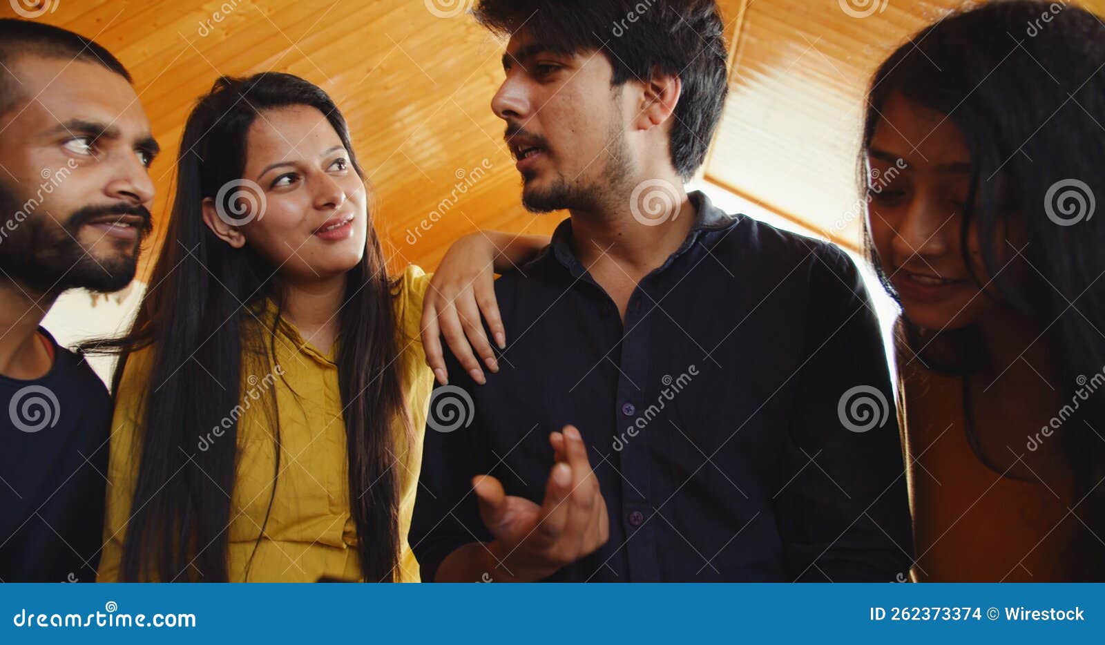 South Asian Young People from India Talking Stock Photo - Image of ...