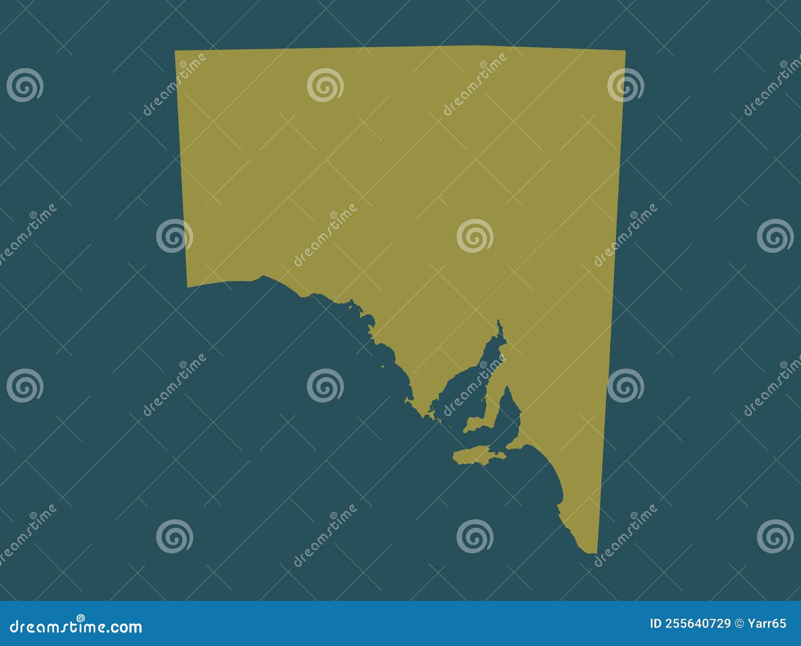 South Australia, Australia. Solid. No Legend Stock Illustration ...