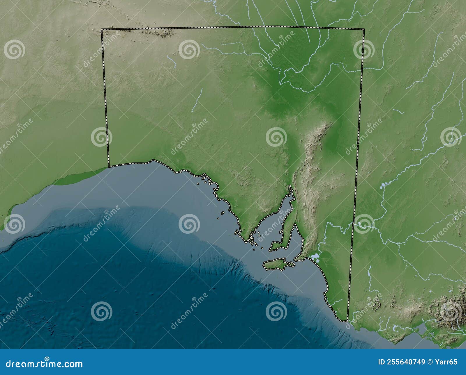 South Australia, Australia. Wiki. No Legend Stock Image - Image of ...