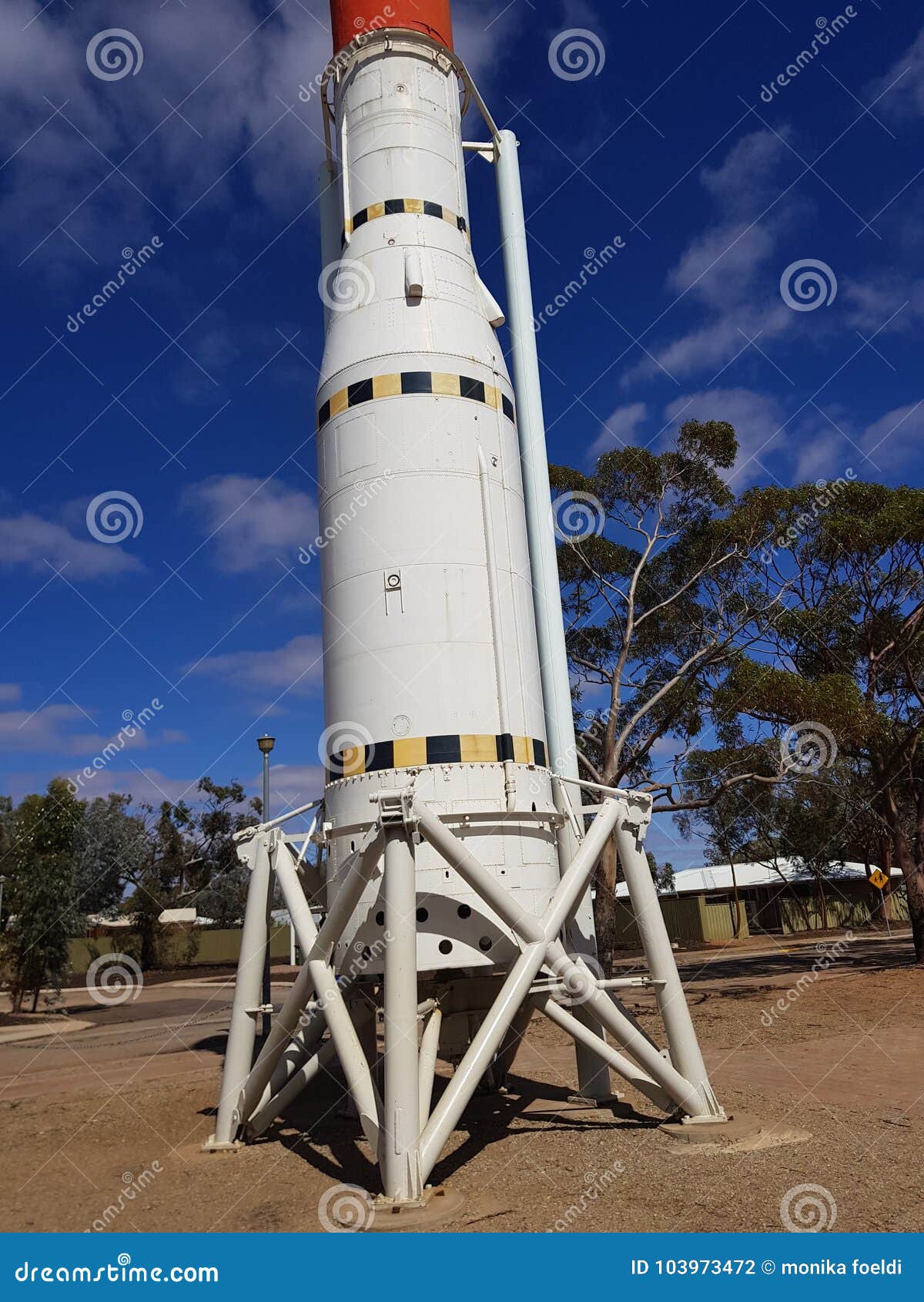 South Australian Outback Rocket Science Stock Photo - Image of outback ...