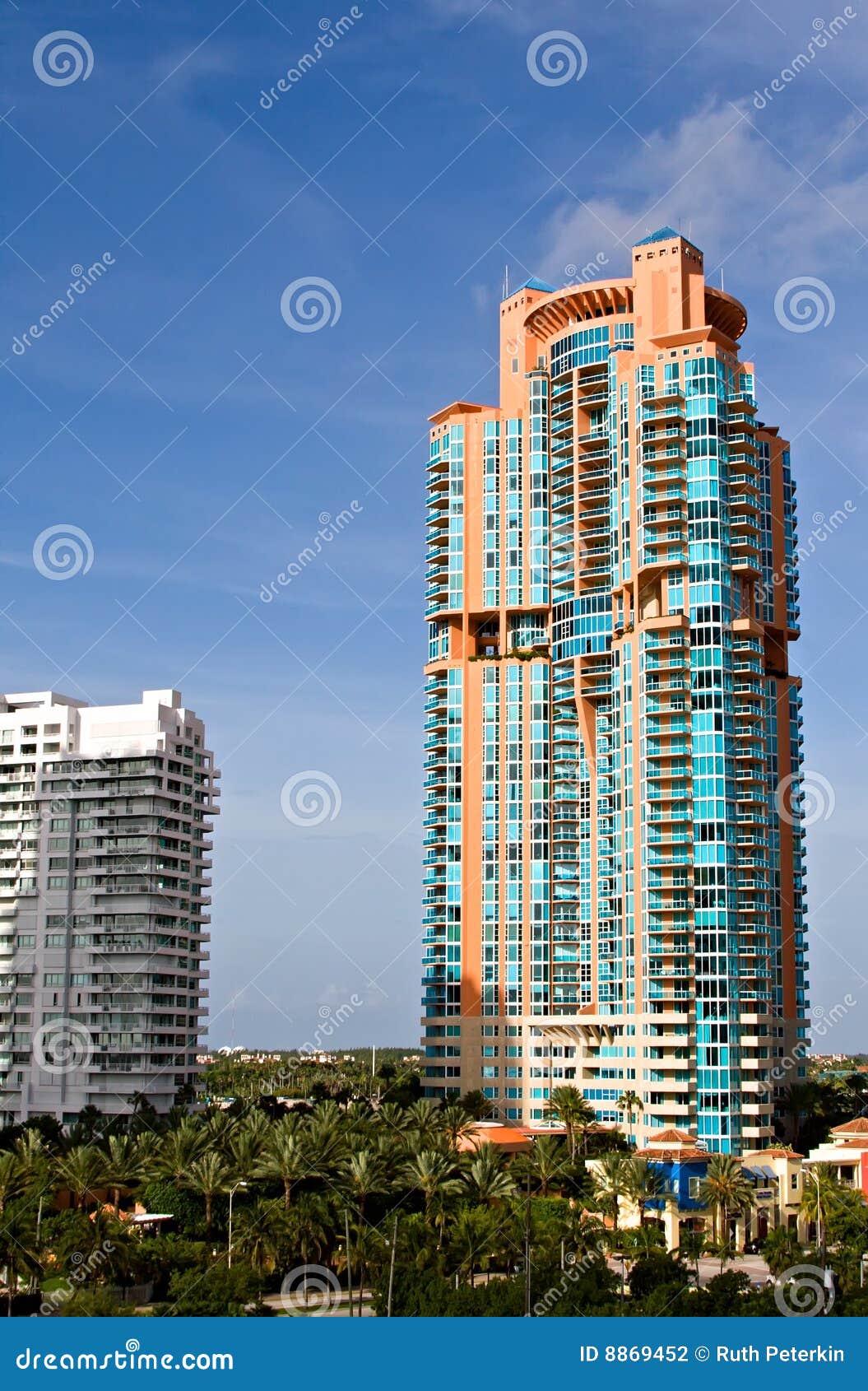 South Beach, Florida stock photo. Image of tropical, condominiums - 8869452