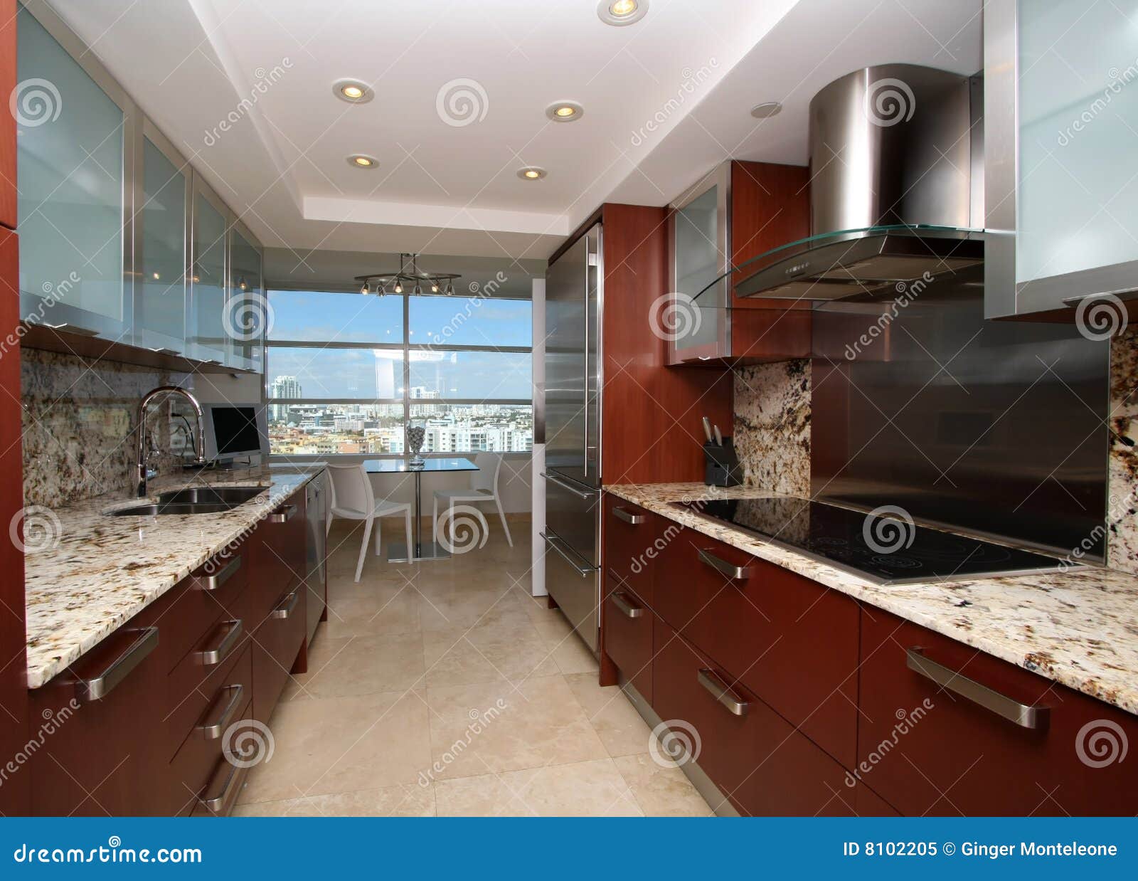 South Beach Kitchen stock image. Image of miami, dining - 8102205
