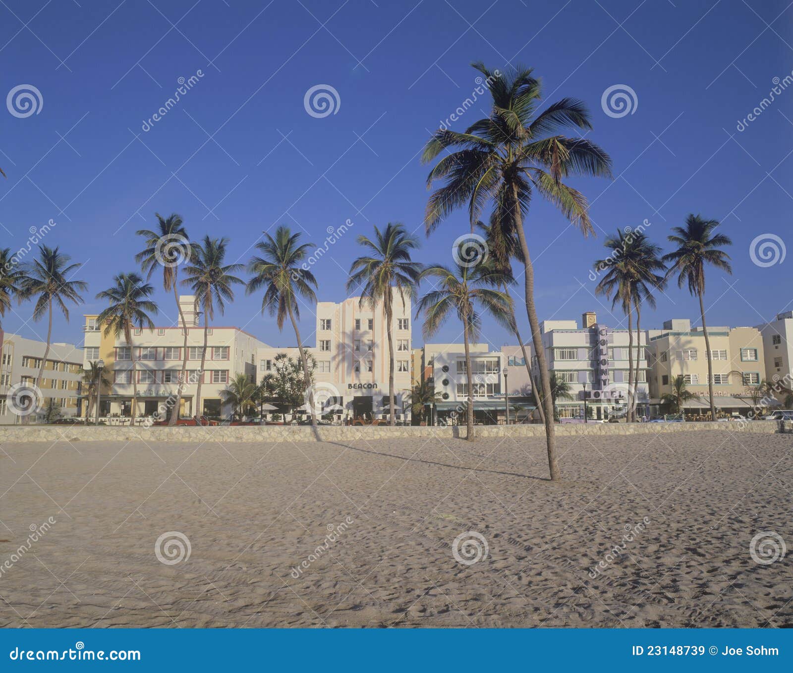 This Is The Art Deco District Of South Beach Miami. The Buildings Are ...
