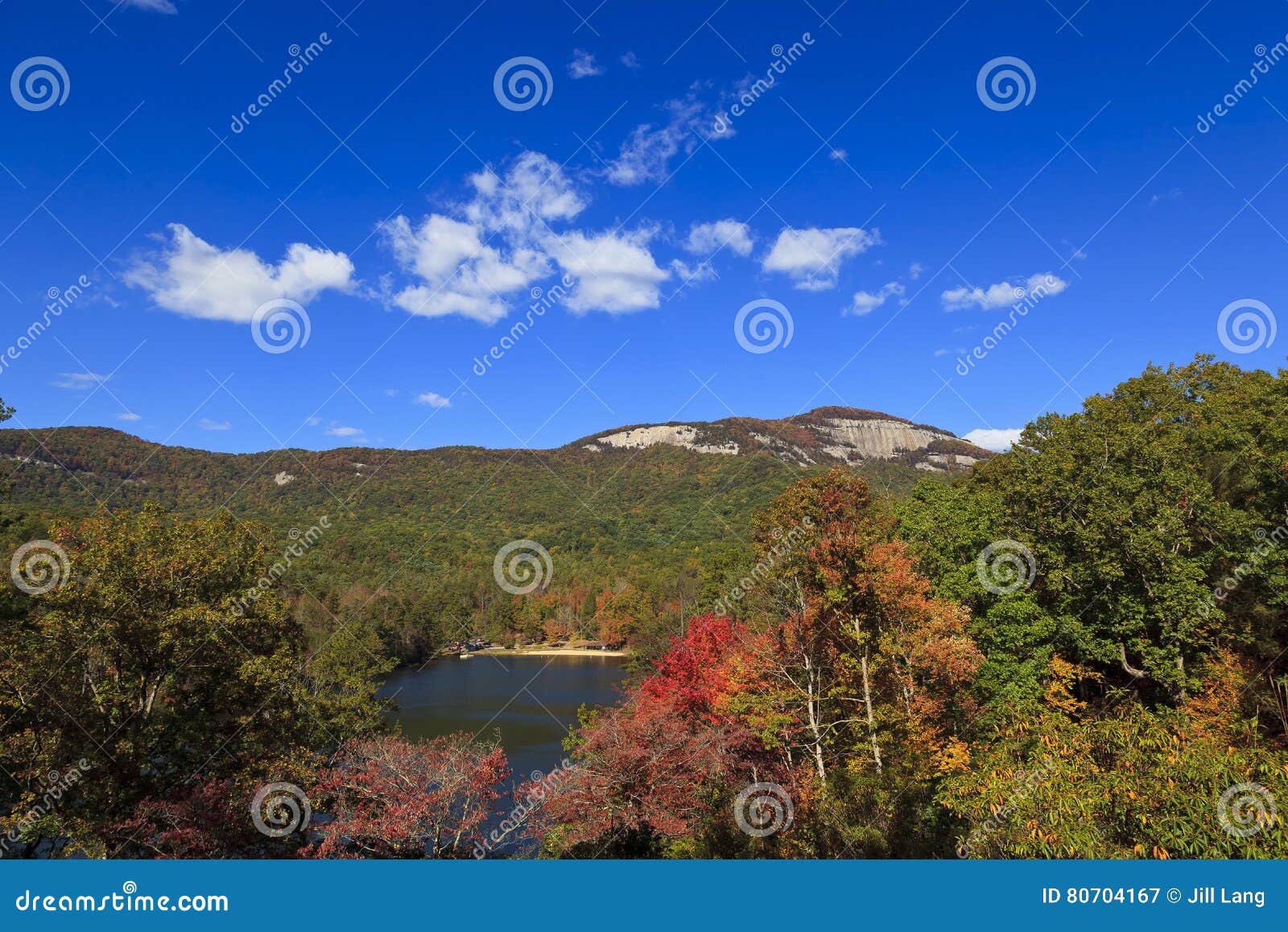 South Carolina Lake and Mountains Stock Image - Image of landscape ...