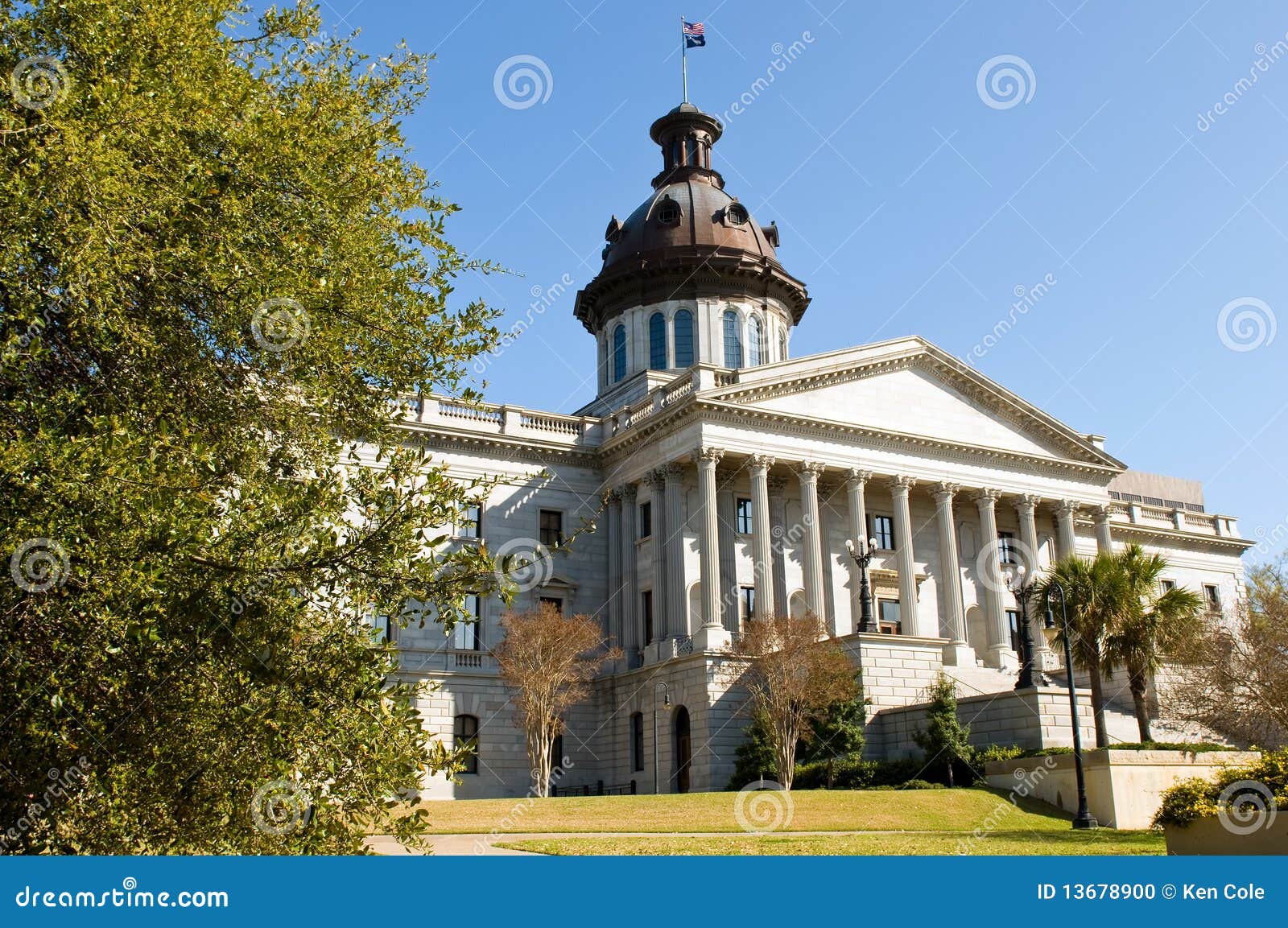 South Carolina State Capitol Stock Photo - Image of south, political ...