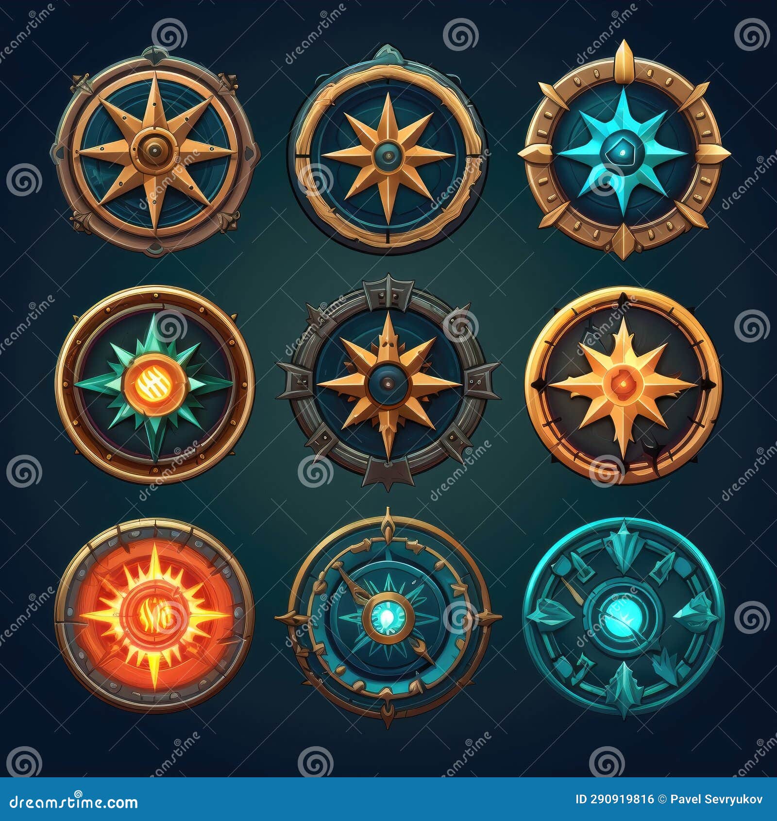 South Compass Game Ai Generated Stock Photo - Image of wind ...