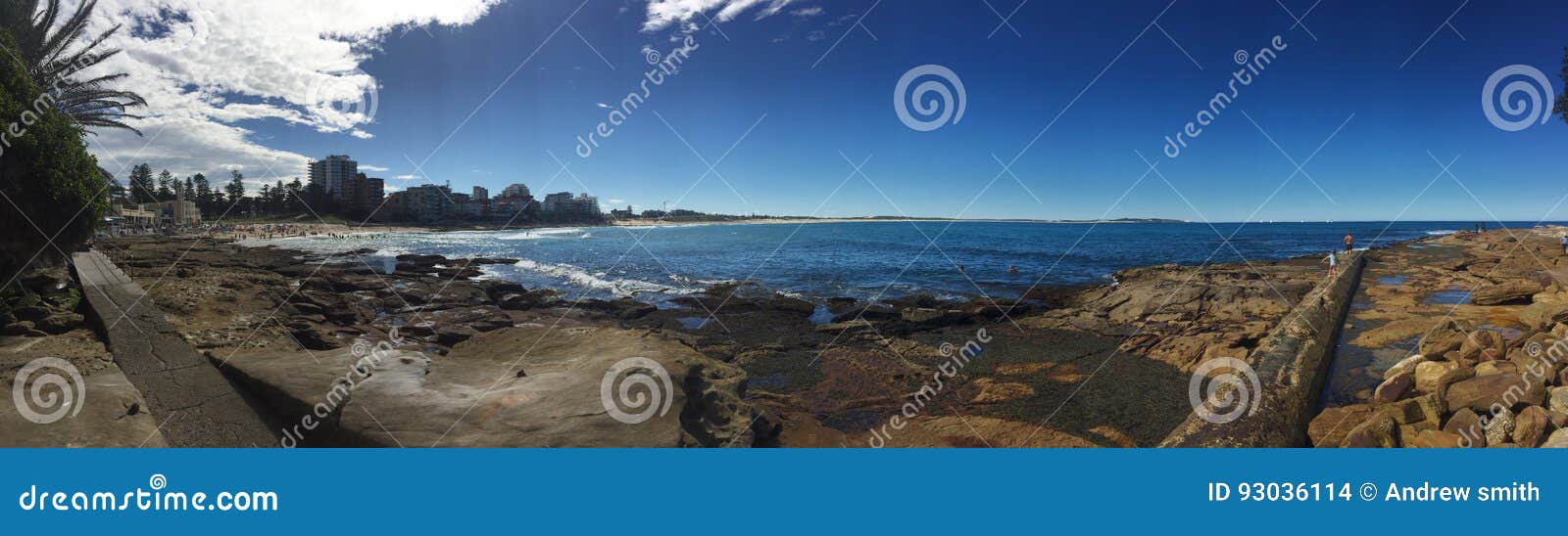 South Cronulla beach stock photo. Image of cronulla, south - 93036114