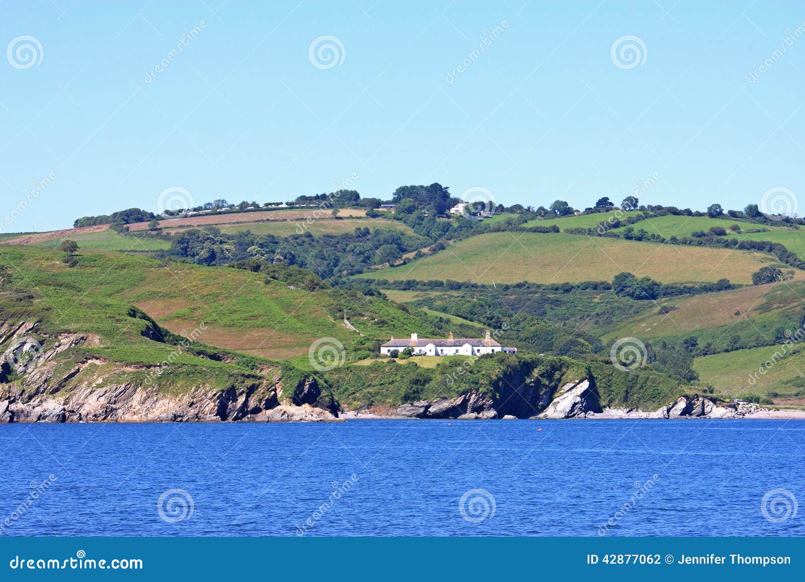South Devon coast stock photo. Image of south, head, ocean - 42877062