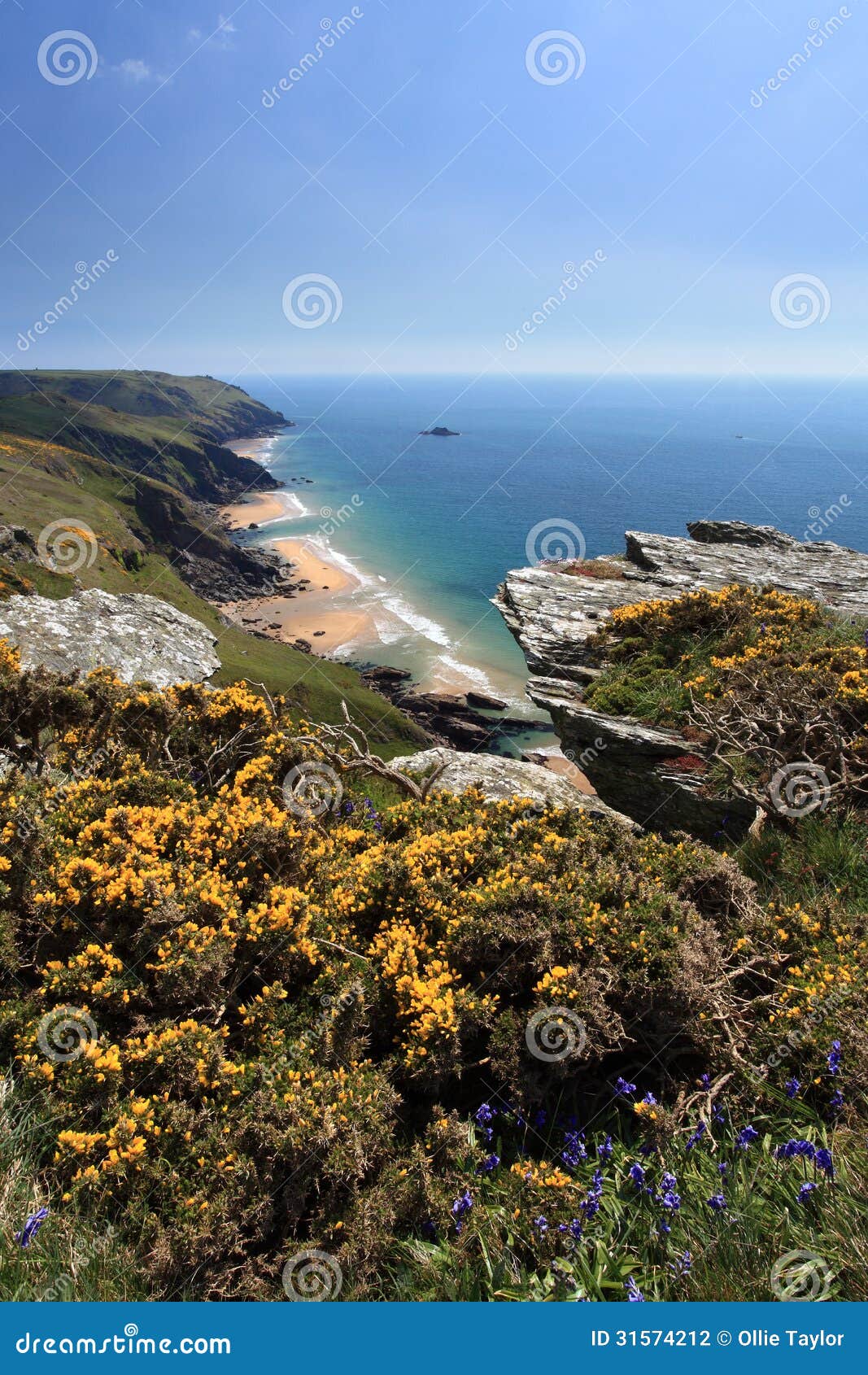 South Devon Coastline England Stock Photo - Image of riverside ...