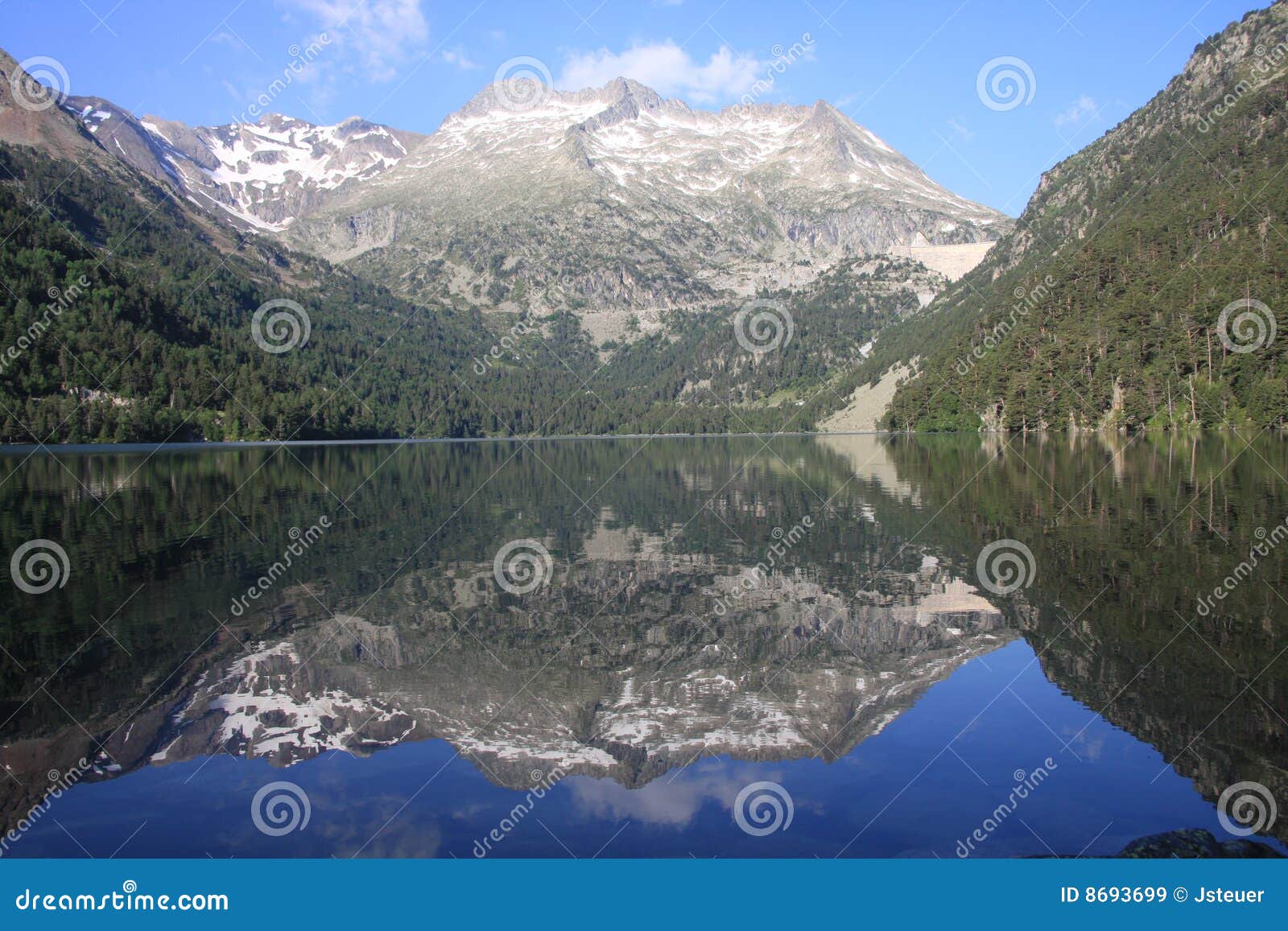South of France Pyrenees stock image. Image of snow, trail - 8693699