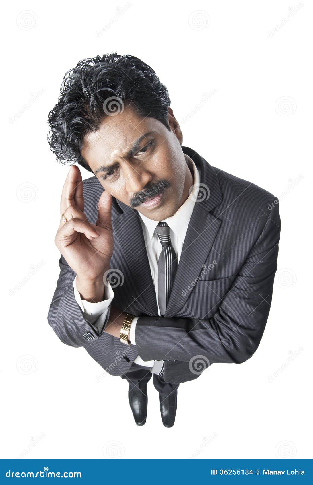 South Indian Businessman Thinking Stock Photo - Image of high, serious ...
