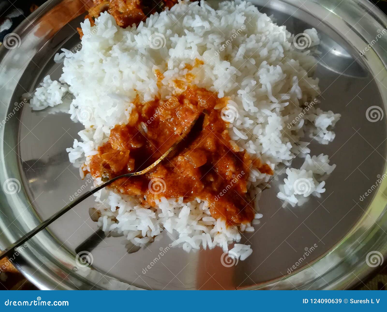 South Indian stock image. Image of curry, rice, south - 124090639