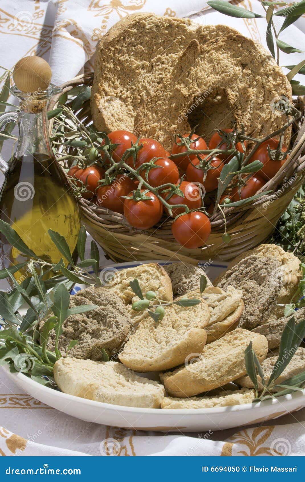 South italian hard bread stock photo. Image of crusty - 6694050