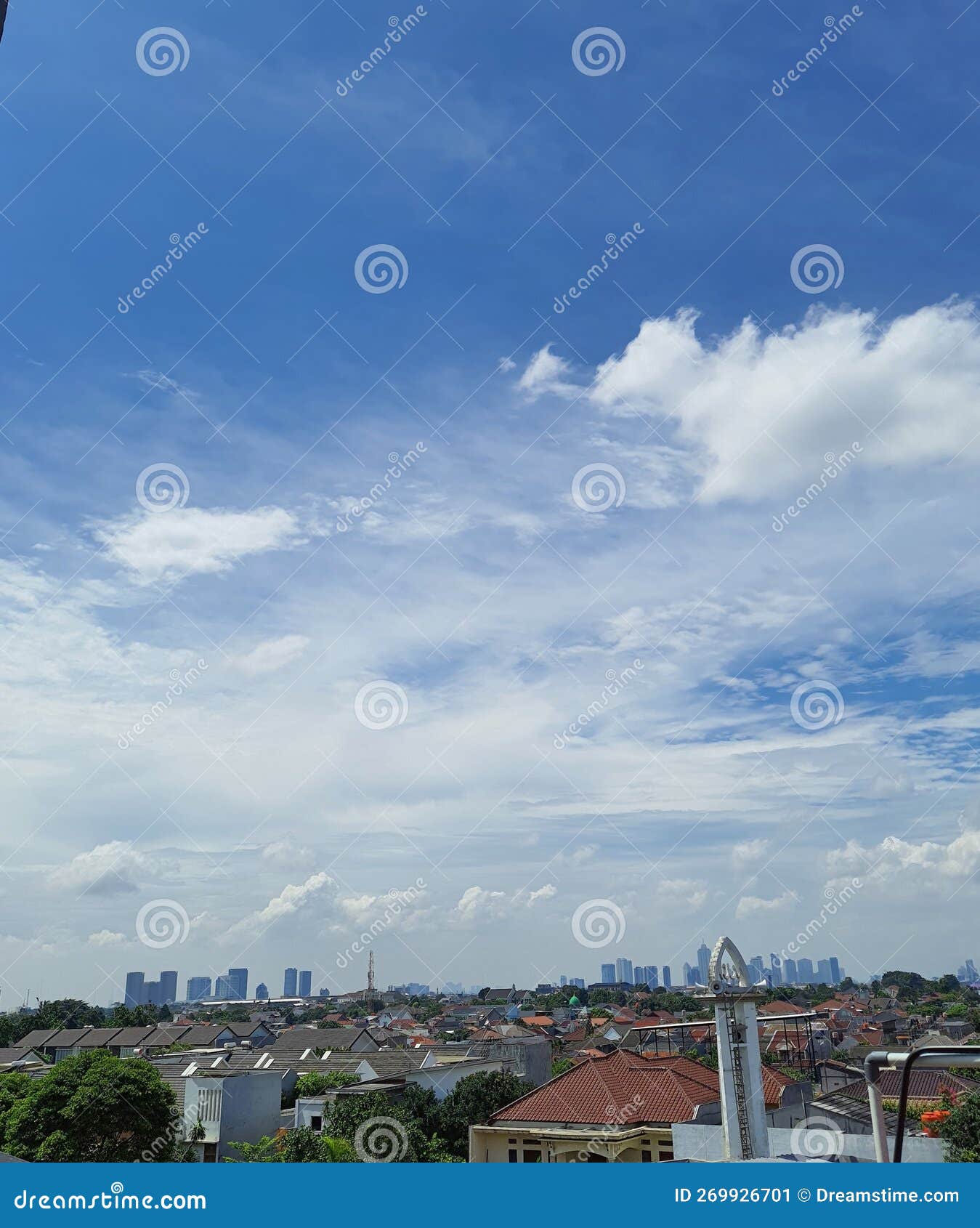 SOUTH JAKARTA SKY stock image. Image of coast, plain - 269926701