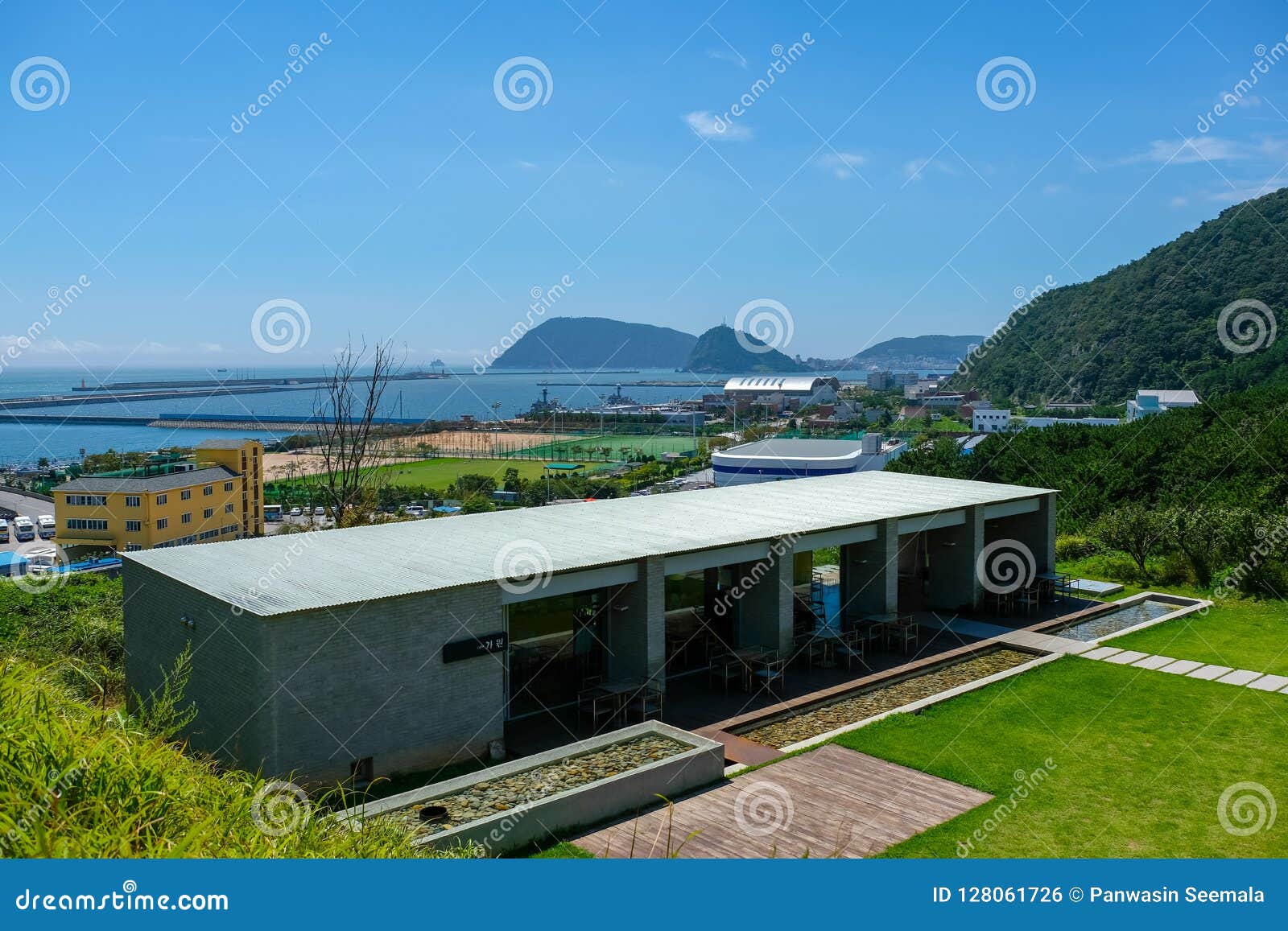 View of Busan Naval Base in Busan City, South Korea. Editorial Photo ...