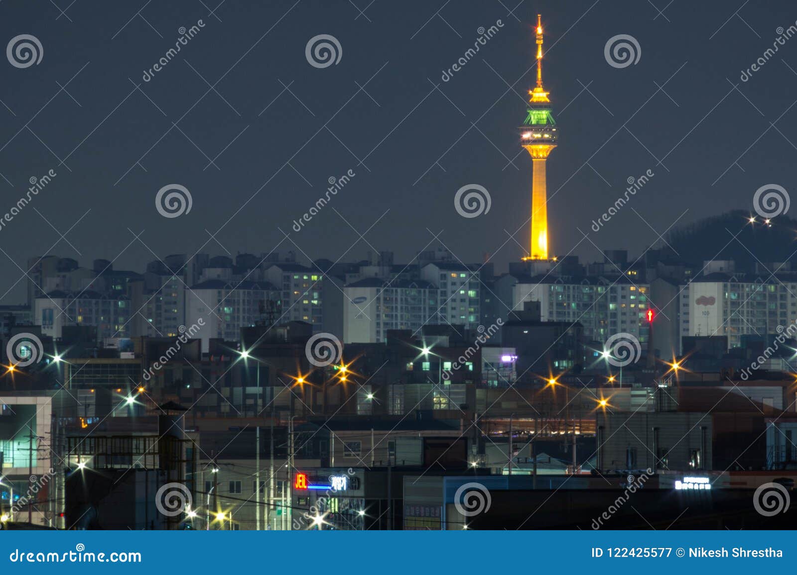 South korea,Daegu tower editorial photography. Image of duryu - 122425577