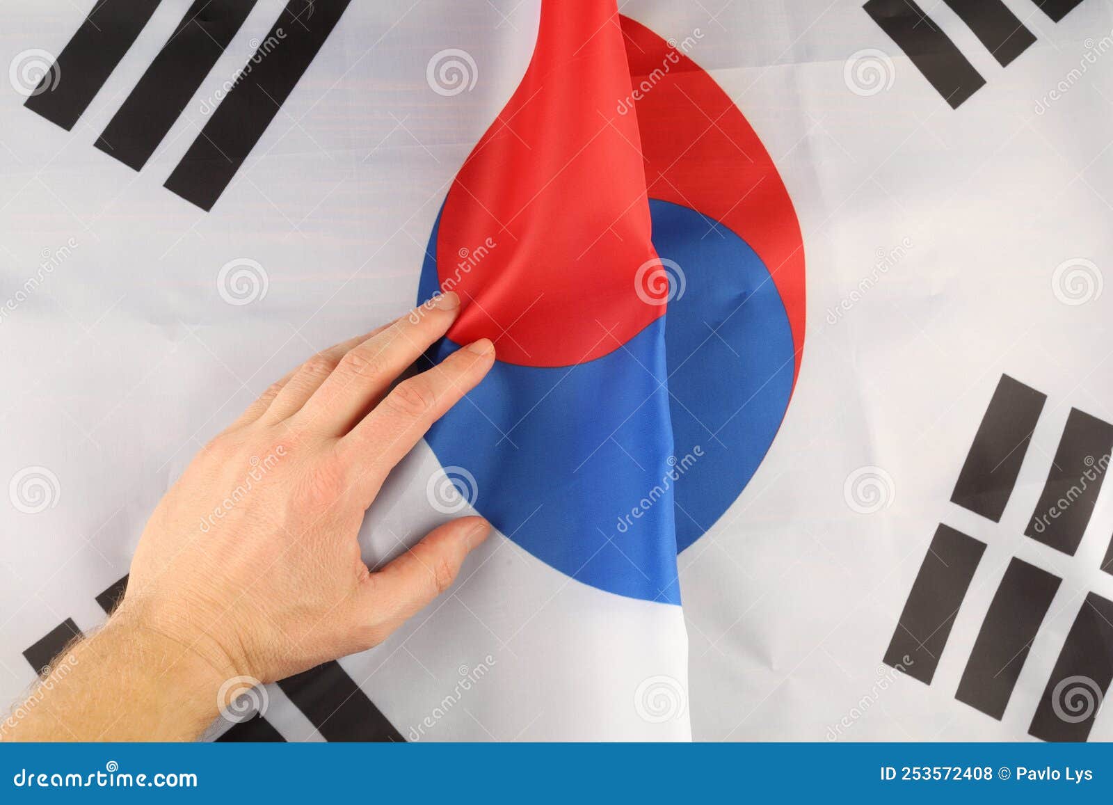 Red Hand Flag Royalty-Free Cartoon | CartoonDealer.com #164845778