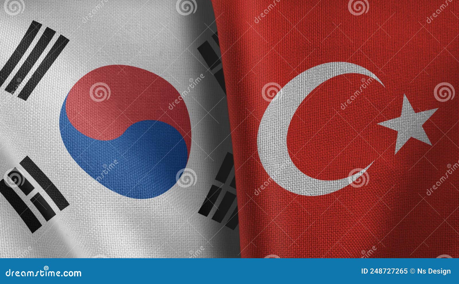 South Korea and Turkey stock illustration. Illustration of font - 248727265