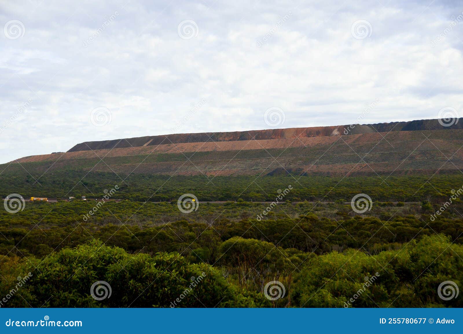South Middleback Ranges Mine Stock Image - Image of scenery, iron ...