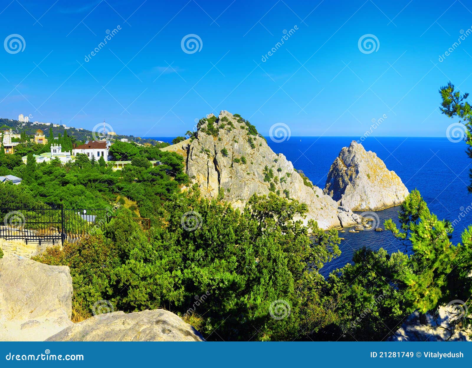 South Part of Crimea Peninsula, Beach Landscape Stock Image - Image of ...