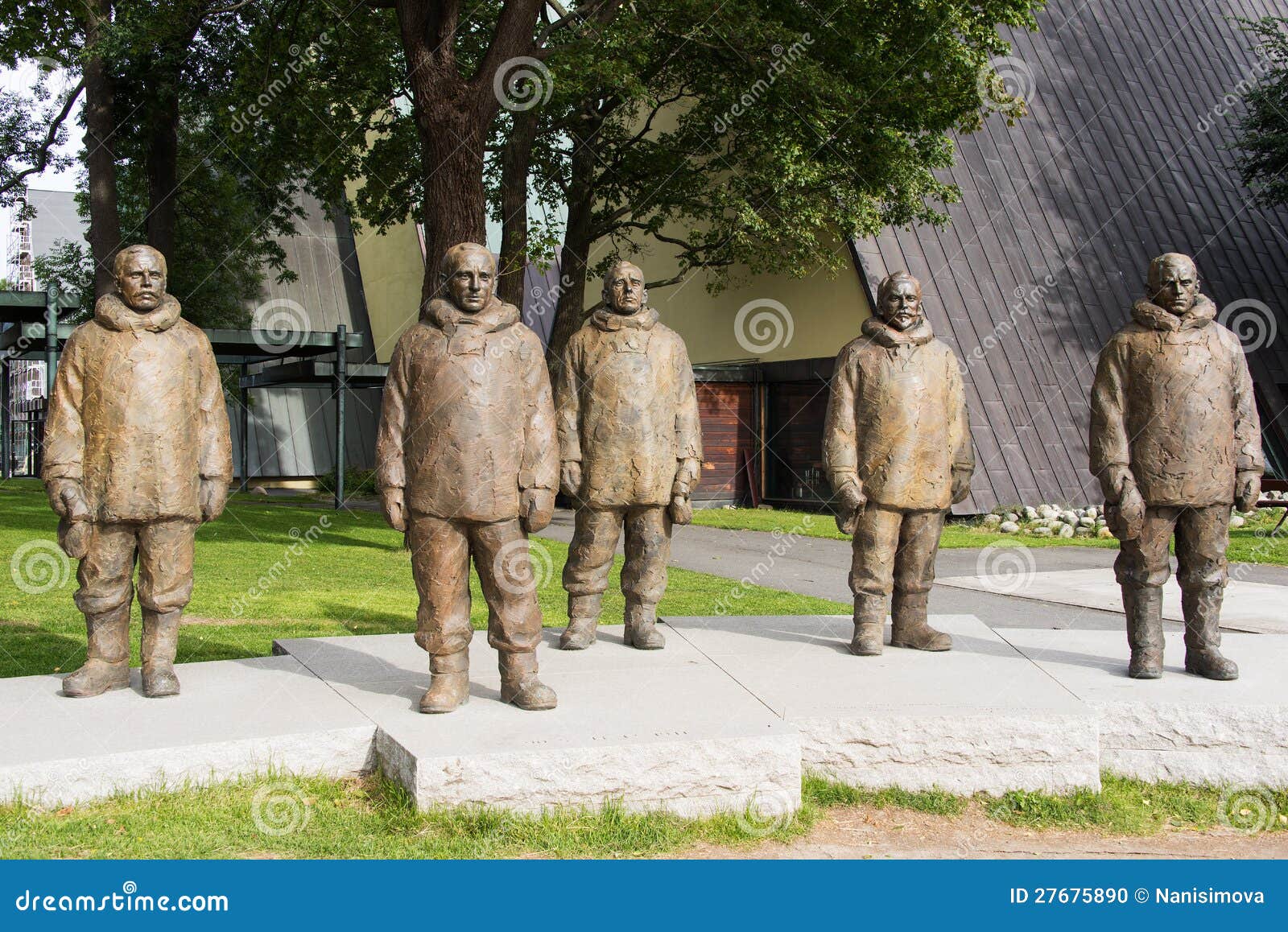 Helmer Hanssen Monument In Tromso, Norway Editorial Image ...