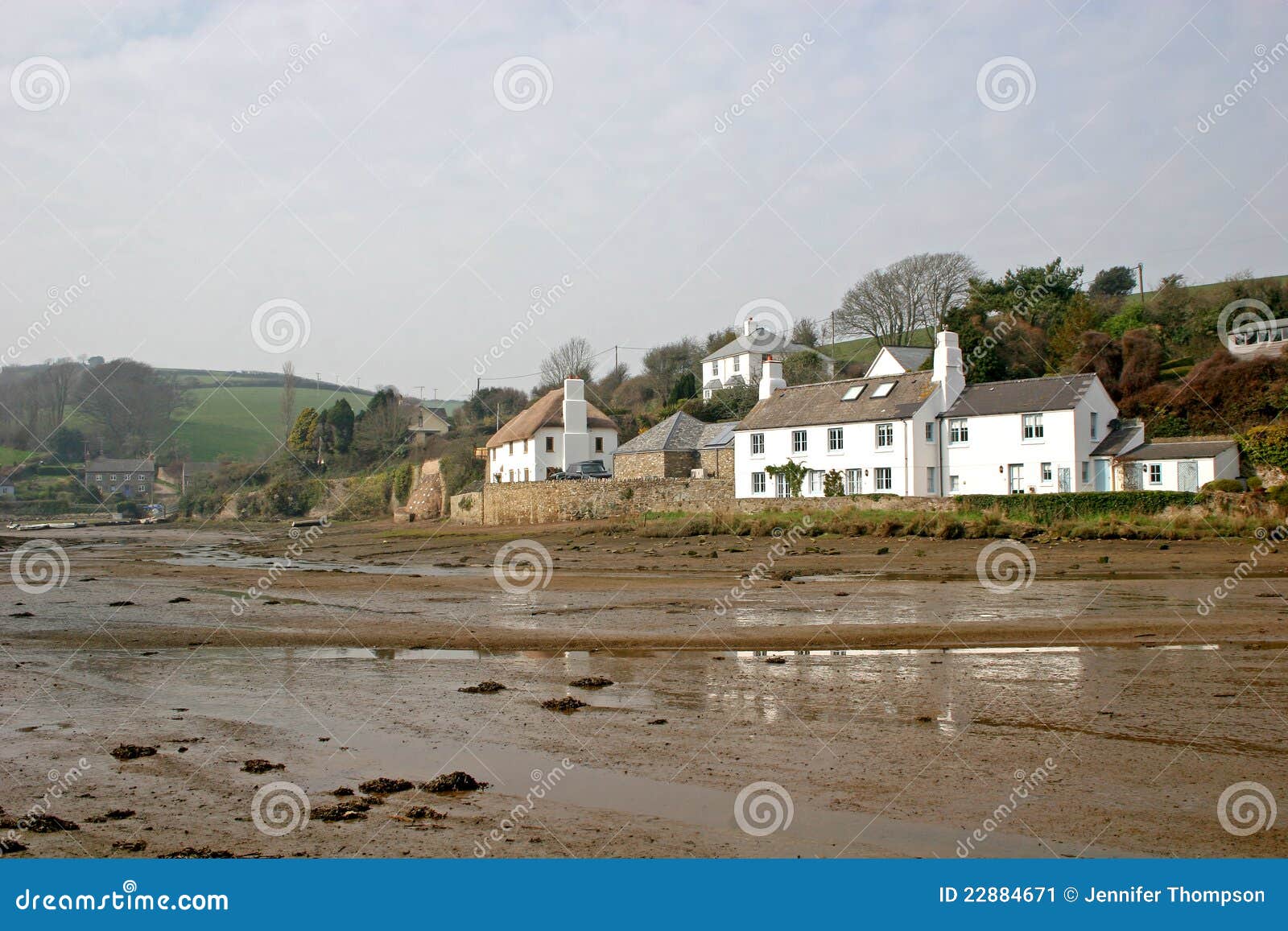 South Pool stock image. Image of village, kingsbridge - 22884671