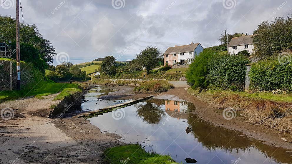 South Pool, Southpool Creek , Devon UK Stock Photo - Image of tree ...