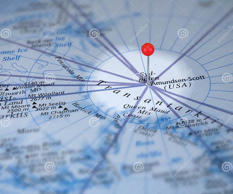 South poole on the map stock photo. Image of needle, land - 6984304