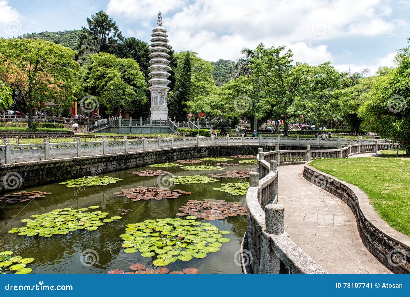 South Putuo Temple stock image. Image of building, east - 78107741