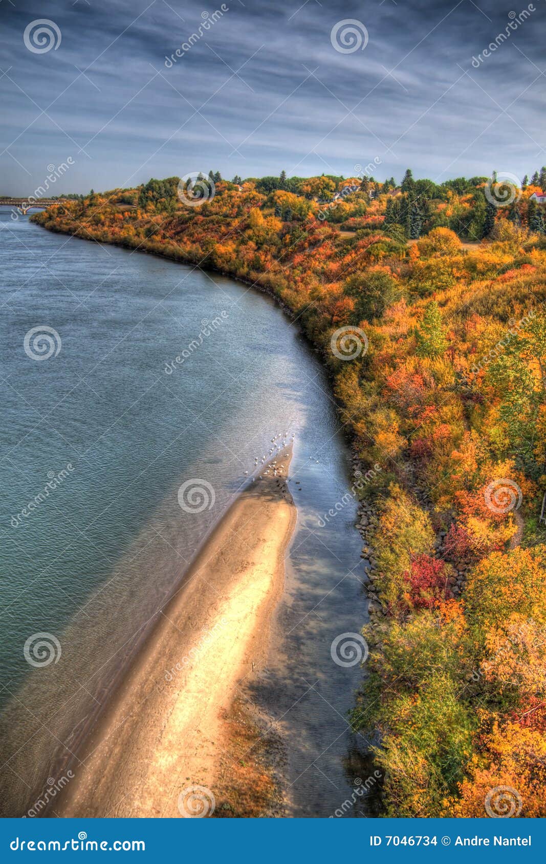 South Saskatchewan River stock photo. Image of leaves - 7046734