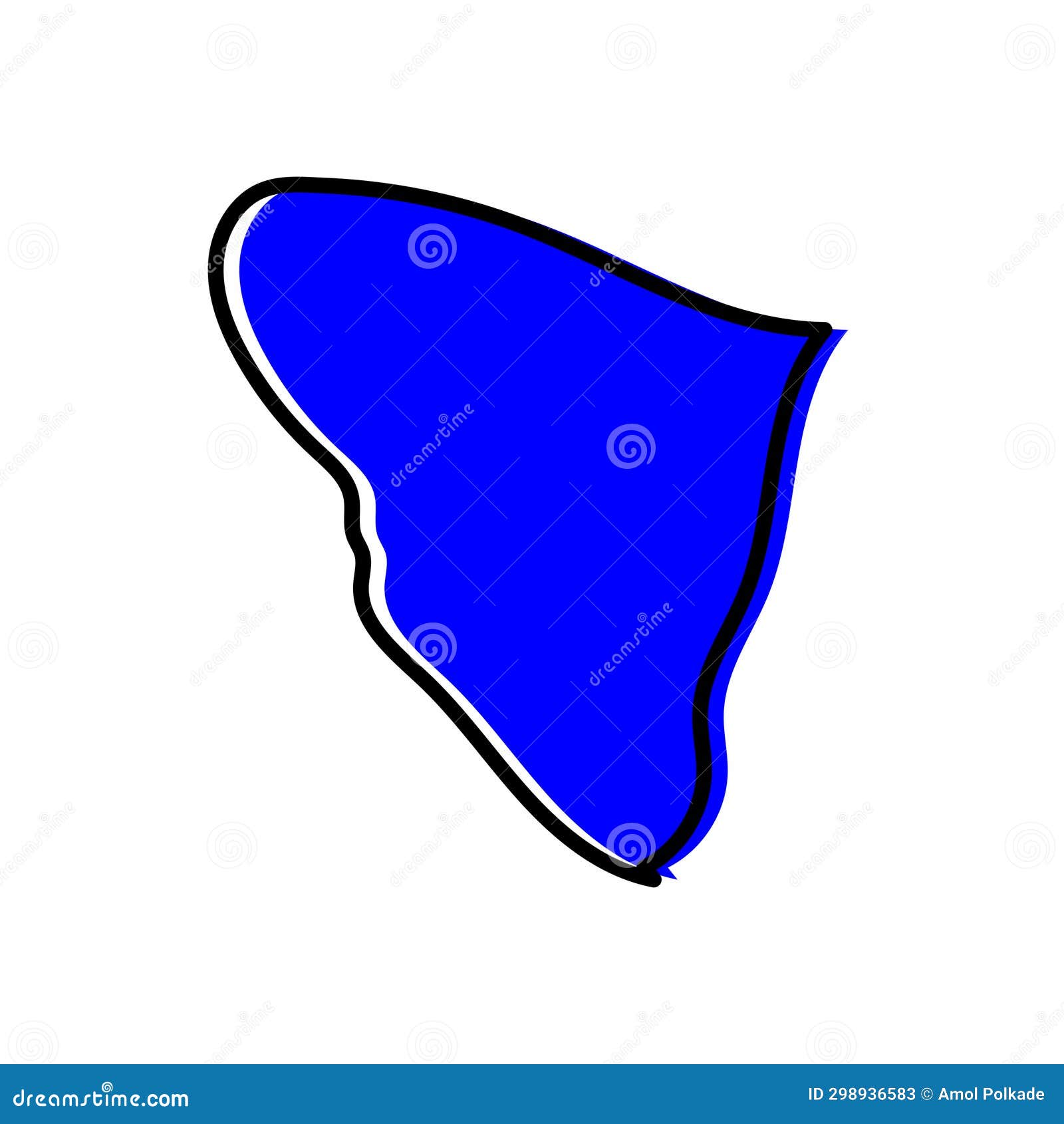 South Sinai State Map Design in Vector Form Stock Illustration ...