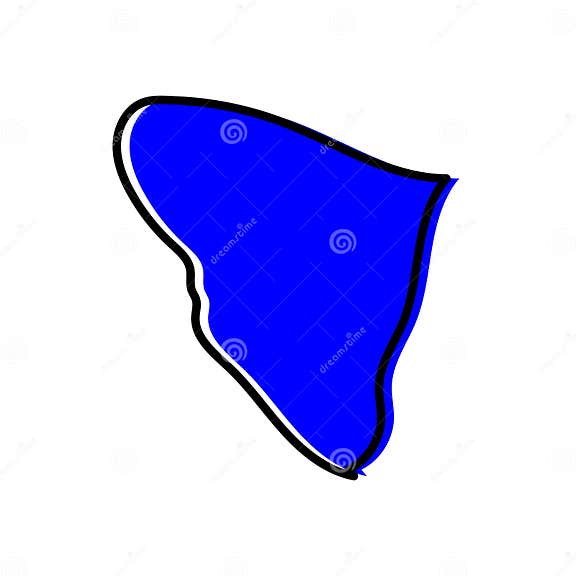 South Sinai State Map Design in Vector Form Stock Illustration ...