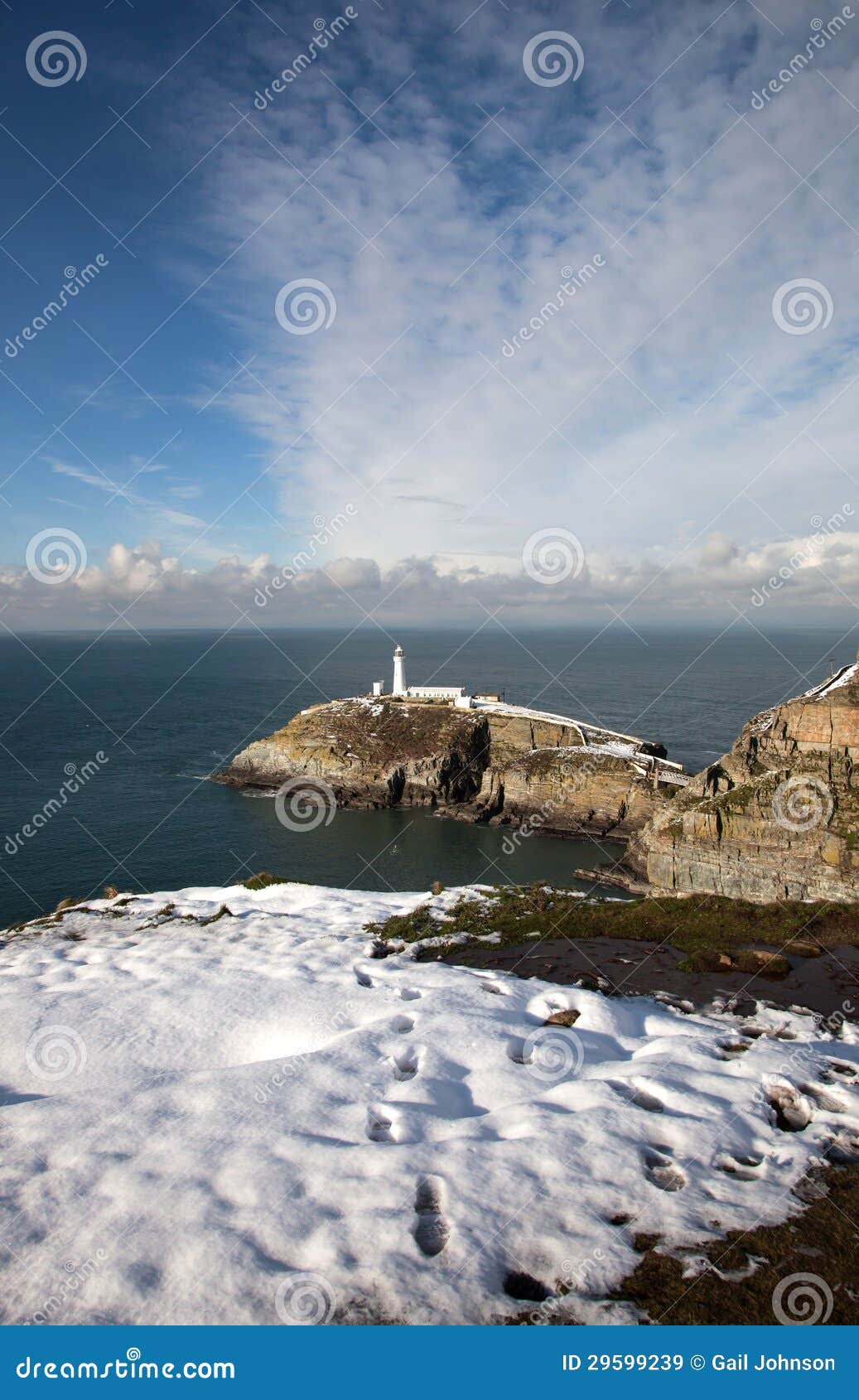 South Stack Lighthouse stock image. Image of islet, cliff - 29599239