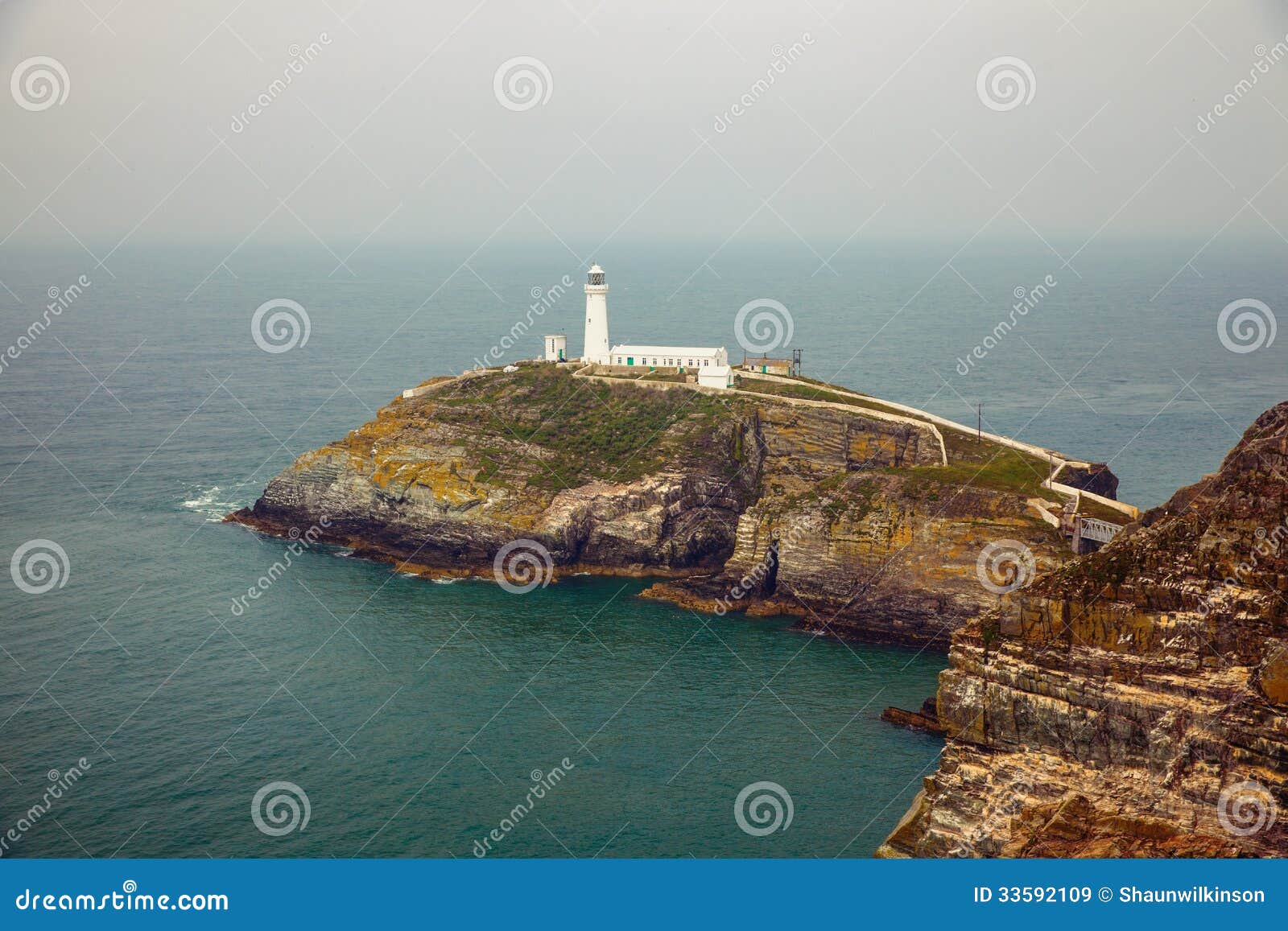 South stack lighthouse stock image. Image of destinations - 33592109
