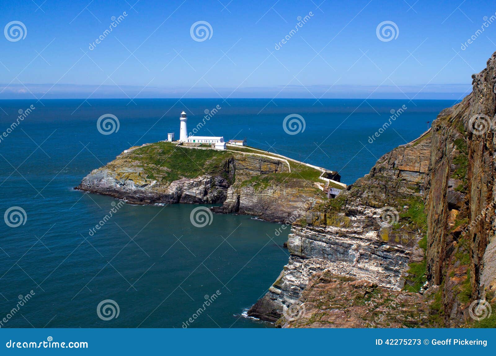 South Stack Lighthouse stock image. Image of light, peril - 42275273
