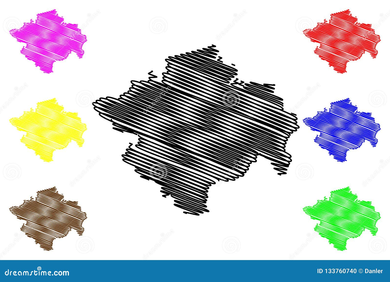 South Sumatra map vector stock vector. Illustration of asia - 133760740