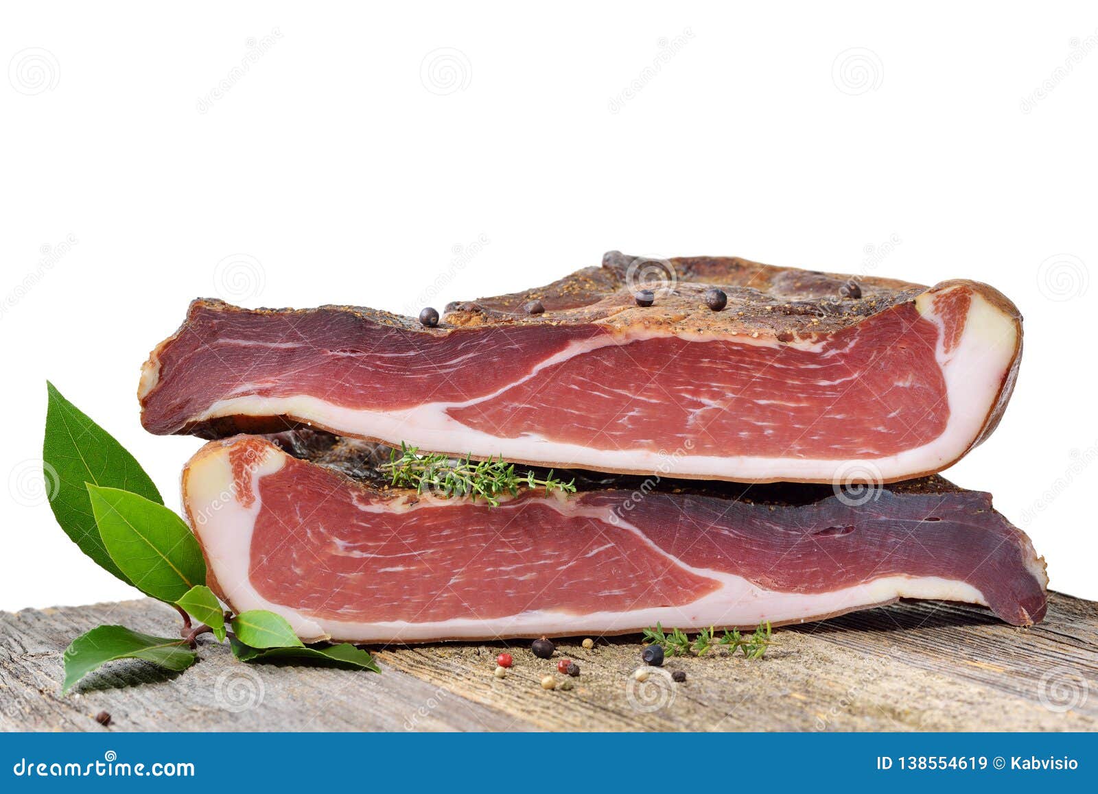 South Tyrolean bacon stock image. Image of halfes, bacon - 138554619