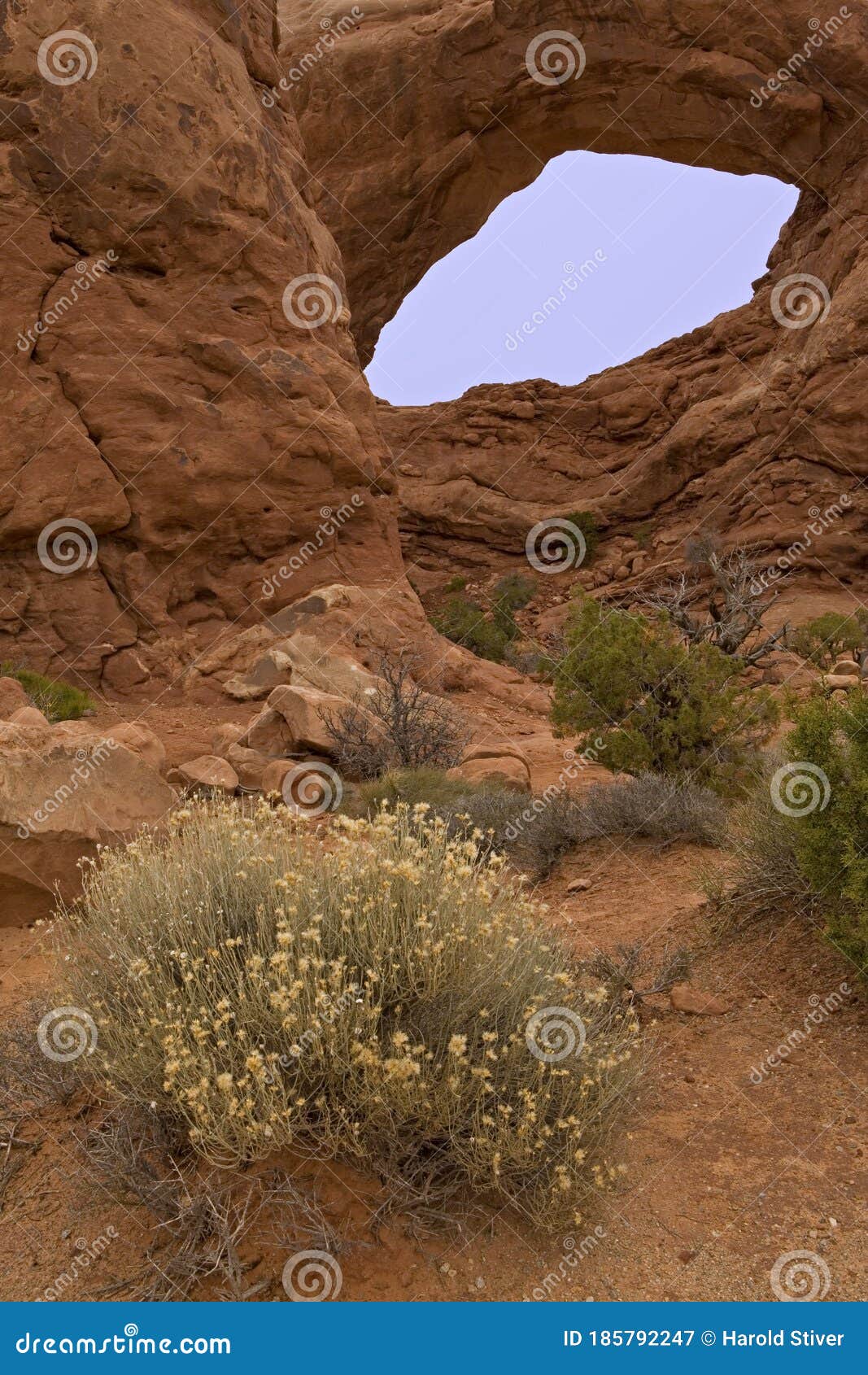 South Window in Arches National Park, Utah Stock Image - Image of ...