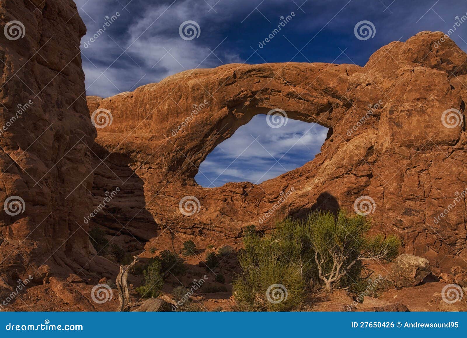 South Windows Arch stock photo. Image of utah, moab, rock - 27650426